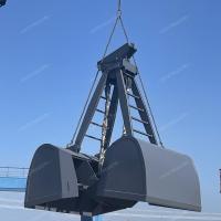 China Four Rope Mechanical Grab Bucket 27 CBM Dual Claw Clamshell Grab for sale
