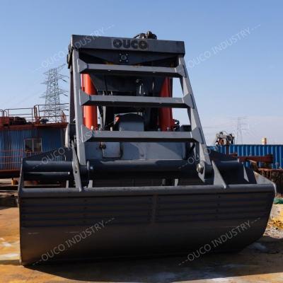 China 15 CBM Wireless Radio Remote Control clamsheel Grab Bucket Q345 for sale