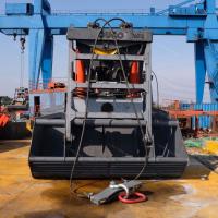 China 15 CBM Radio Remote Control Grab Single Rope Bulk For Crane for sale