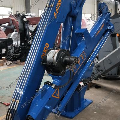 China ABS Certification Passed Knuckle Marine Deck/Shipboard Boom Crane for sale
