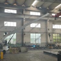 China  Pedestal Marine Crane Hydraulic Power Fixed Boom 15m / Min for sale