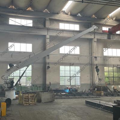 China  Pedestal Marine Crane Hydraulic Power Fixed Boom 15m / Min for sale