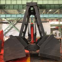 China Clamshell Wireless Remote Control Grab Bucket 12CBM 32mm For Bulk Cargo for sale