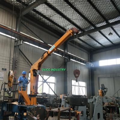 China High Efficiency Marine Telescopic Boom Crane Hydraulic System for sale