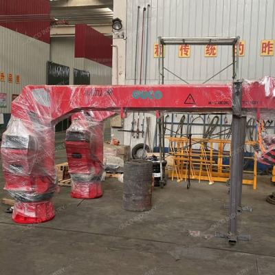 China Versatile 0.65 Ton Small Telescopic Crane For Fishing Boats for sale