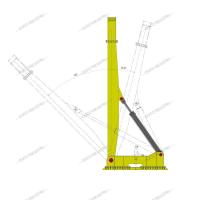 China 35 TON SWL Marine A Frame for OSV Vessel for sale