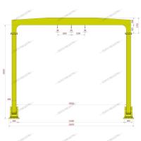 China 35 TON SWL Marine A Frame for OSV Vessel for sale