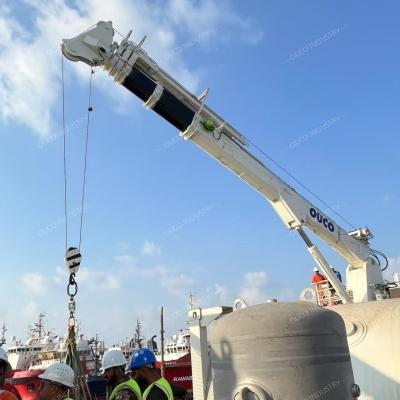 China 4T20M Explosion-Proof Telescopic Boom Marine Crane for sale