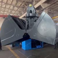 China 3.5 m³ Hydraulic Rotating Excavator Clamshell Grab with 360-Degree Rotation and Q345B Stainless Steel Construction for sale