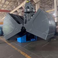 China 3.5 m³ Hydraulic Rotating Excavator Clamshell Grab with 360-Degree Rotation and Q345B Stainless Steel Construction for sale