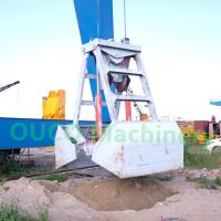 China Hydraulic 9.5t CCS 4m³ Remote Control Vessel Grab for sale