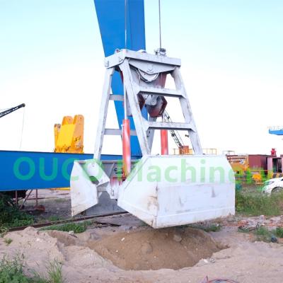 China Hydraulic 9.5t CCS 4m³ Remote Control Vessel Grab for sale