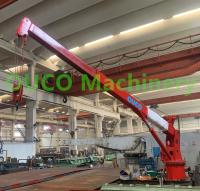 China 1.5t Slewing Jib Hydraulic CCS Telescopic Boom Crane for sale