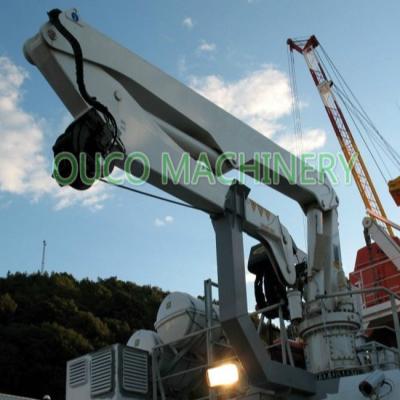 China Steel Structure 5t Extendable 10m knuckle Marine Cranes for sale