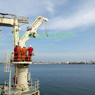 China Compact 2.5T 22M Hydraulic Folding Telescopic Boom Crane for sale