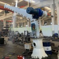 China Offshore 8T Electrical 15M Deck Fixed Boom Crane for sale