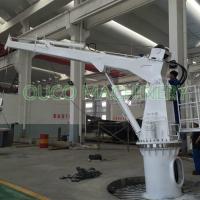 China Yacht 2t 10m Telescopic Boom Hydraulic Deck Crane for sale