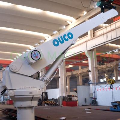 China Easy Maintenance 2T 5M Hydraulic Telescopic Boom Crane for sale