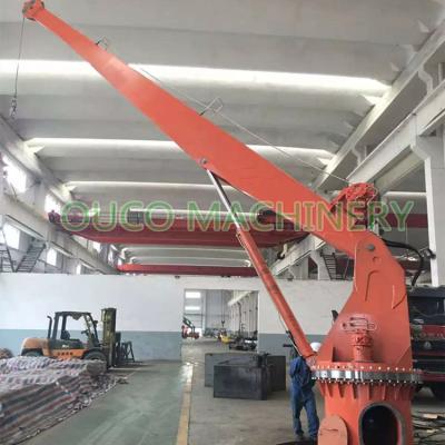 China Marine Deck 3T Fixed Boom 9m CCS Hydraulic Jib Crane for sale