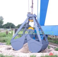 China Bulk Material 520mm Pully 8t Mechanical Grab Bucket for sale
