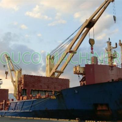 China 20t 30m Cargo Three Phase Marine Deck Cranes for sale