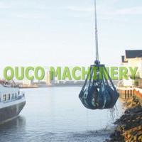 China Blue Color Gravel Q345B Mechanical Grab Bucket for sale