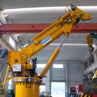 China 8T15M Telescopic Boom Crane Electric Hydraulic Marine for sale