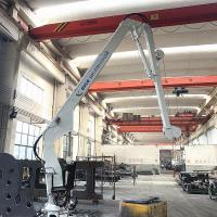 China Steel 0.99t 10m Boat Deck Crane Hydraulic Knuckle Ship Boom Ccs Approved for sale