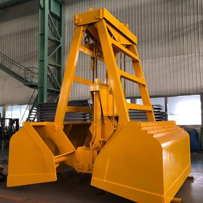 China 15 Cbm Mechanical Grab Bucket Wireless / Radio Steel Claw Cargo Remote Control for sale