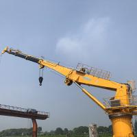 China Certified ABS 1.5t 36.6m Telescopic Boom Crane Marine Customized for sale