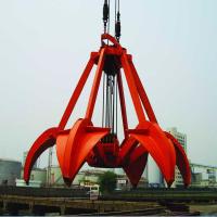 China Customized 6 Rope Steel Mechanical Grab Bucket Lifting Orange Peel for sale