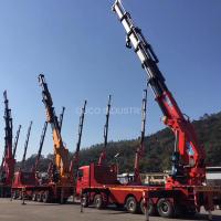 China Heavy Duty Truck Mounted Crane 10t Small Standard Capacity Telescopic Boom for sale
