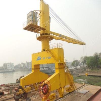 China High Load 20t 30m Marine Cranes Electric Port Mobile Rail for sale