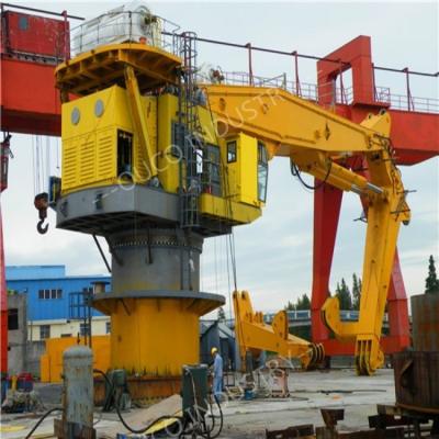 China 25t 20m Marine Davits And Cranes Customized Knuckle Boom Series for sale