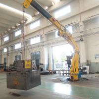 China Steel Structure 2t Marine Cranes Hydraulic 6m Bending Boom For Offshore for sale