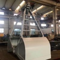 China Two Peels Bulk Mechanical Mechanical Grab Bucket Clamshell Vessel Grab With Hose Part for sale