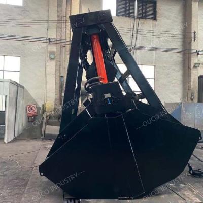 China 12cbm Black Wireless Remote Control Grab CCS Excavator Grab Bucket for sale