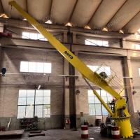 China 3t15m HydraulicStiff Boom Lifting Points Jib Marine/deck Crane for sale