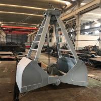 China 3m³ Steel Clamshell Mechanical Grab Bucket Q 345B Double Rope Connection for sale