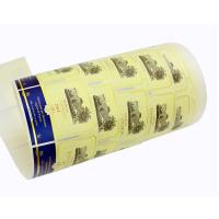 China Red Wine Label Sticker Paper Waterproof Personalized Embossed Stickers for sale
