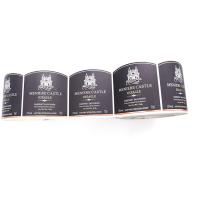 China Private Self Adhesive Wine Sticker Labels Custom For Bottles ISO 9001 for sale