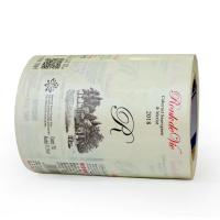 China Hot Glue Wine Bottle Sticker Labels Printed Custom Adhesive Labels Stickers OEM for sale