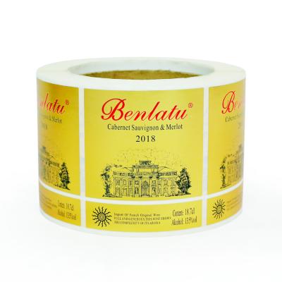 China Hangte Product Packaging Labels Custom Logo Adhesive Stickers for sale