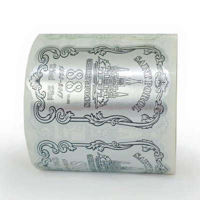 China Personalized Custom Wine Bottle Stickers Reusable Eco Friendly for sale