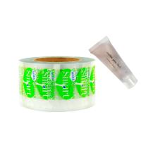 China Clear / Green Custom Cosmetic Labels Air Proof PET Material for sale