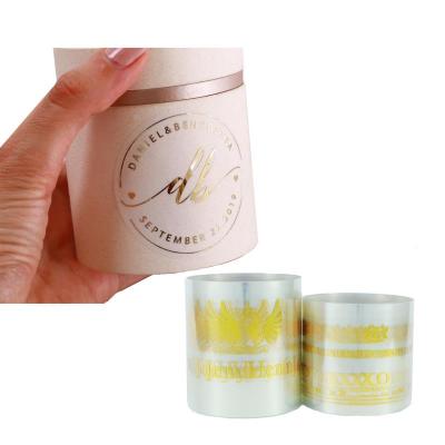 China Adhesive Custom Cosmetic Labels Pantone Color For Perfume Bottles for sale