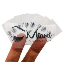 China Eyelash Packaging Private Label 0.05mm 0.07mm Lipstick Label Stickers for sale