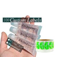 China Eyelash Packaging Private Label 0.05mm 0.07mm Lipstick Label Stickers for sale