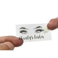 China Eyelash Packaging Private Label 0.05mm 0.07mm Lipstick Label Stickers for sale