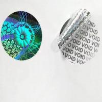 China Security 3D Hologram Sticker Printing Custom Transparent Logo Stickers for sale